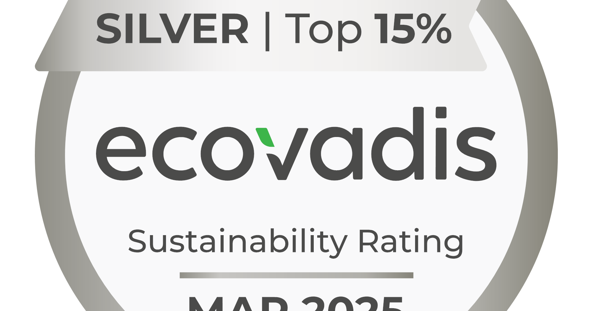 EcoVadis Silver Medal 2025 - Dr. Paul Lohmann